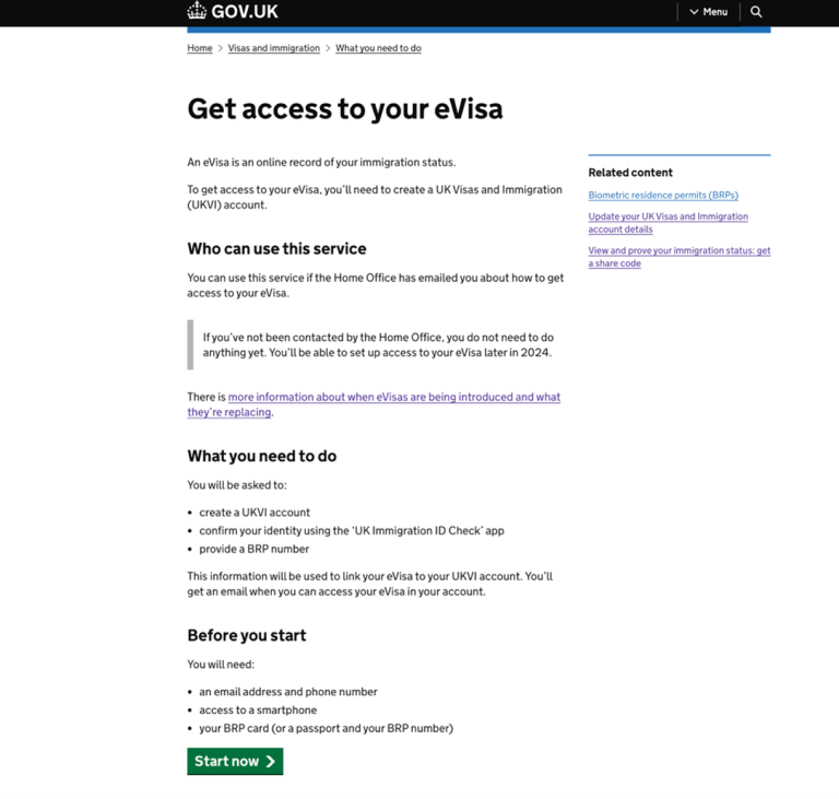 Application Stages for the UK E-Visa System - LexLegal